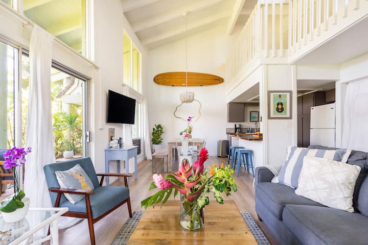 Natural Hawaiian Light And Tropical Breezes Fill Hale Indigo - Kauai, HI