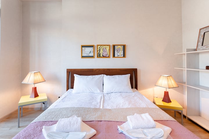 Yango Apt. "New Tiflisi" Cosy Terrace; 1 Br - Tbilissi