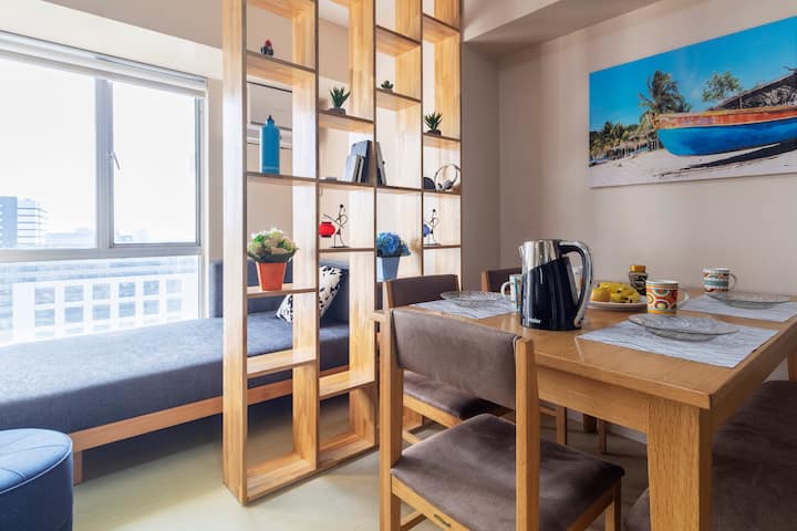 Cebu Itpark 1.5br • Quiet Dbl Windows • Pool+wi-fi - Cebu