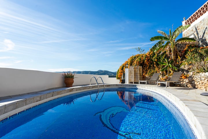 Lovely Village House With Large Garden And Pool - Frigiliana