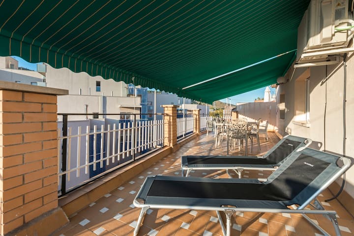 Apmt Floriane 6pers-terrasse 40m2-20' Pl Cataluña - Ripollet