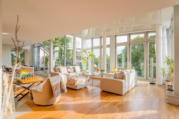 Penthouse On The Rhine River - Long Stays Only - Düsseldorf