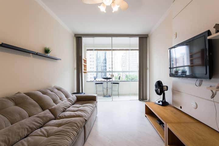 Ap C/sacada Av Faria Lima 90 M² Oportunidade - Pinheiros