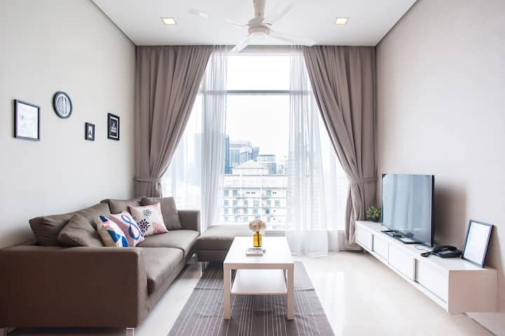 10 Mins Walk To Klcc | Family-friendly & Klcc View - Kuala Lumpur