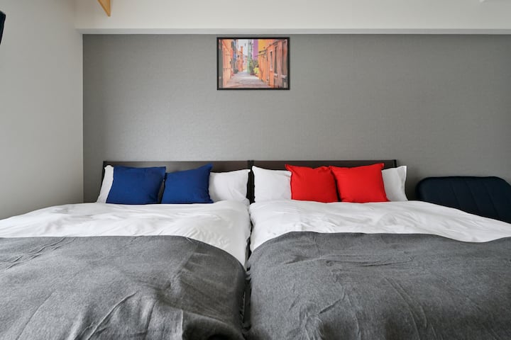 3ppl/805/6 Mins To Nihonbashi/dotonbori/wifi/a0603 - 大阪市