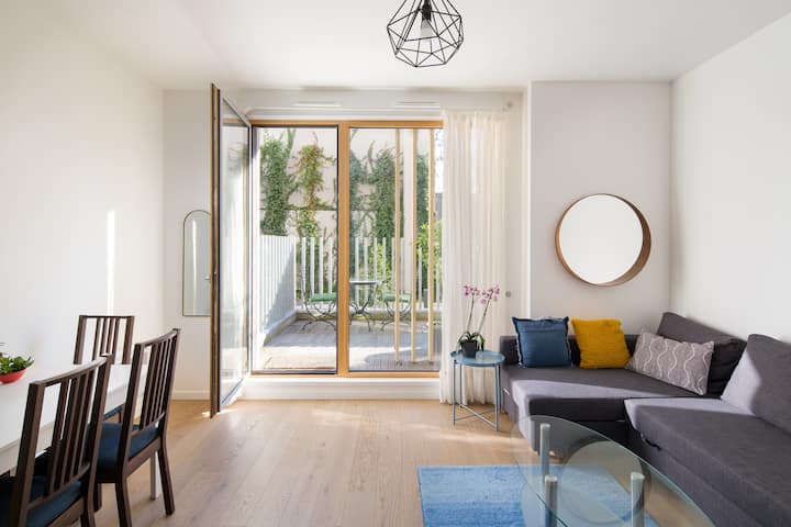 Modern Apart, Near Paris & Expo, Beautiful  Patio - Vanves