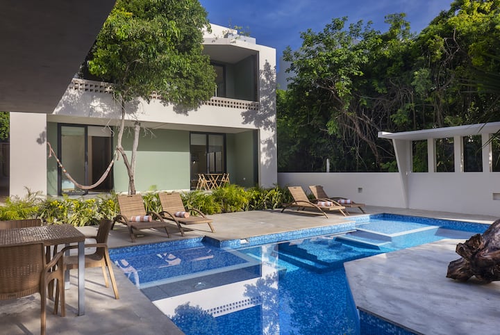 Apartment With Pool & Wifi - Perfect For Families - Puerto Aventuras