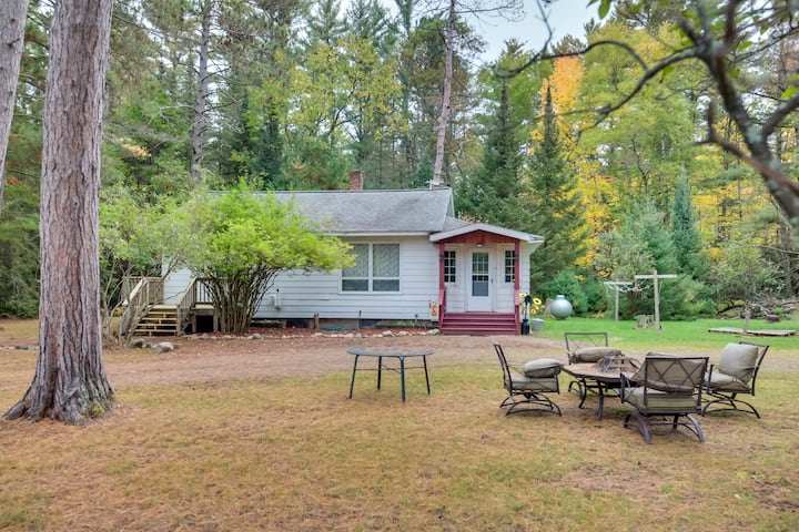 Peaceful Saint Germain Home W/ Fire Pit! - St. Germain, WI