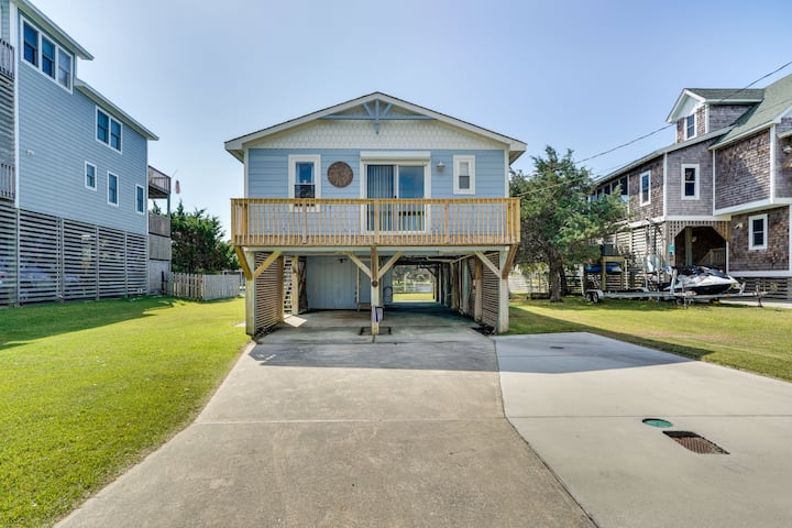 Frisco Coastal Paradise W/ Boat Dock & Water Views - Frisco, NC