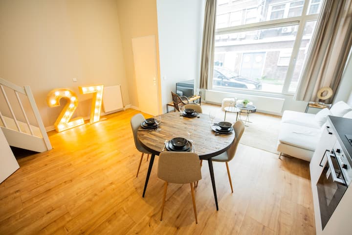 Refined Retreat 2bdr Apartment Bsh27 - 103 Sqm - 로테르담