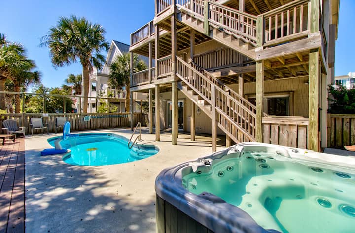 Atlantic Views-private Pool And Hot Tub - Bald Head Island, NC