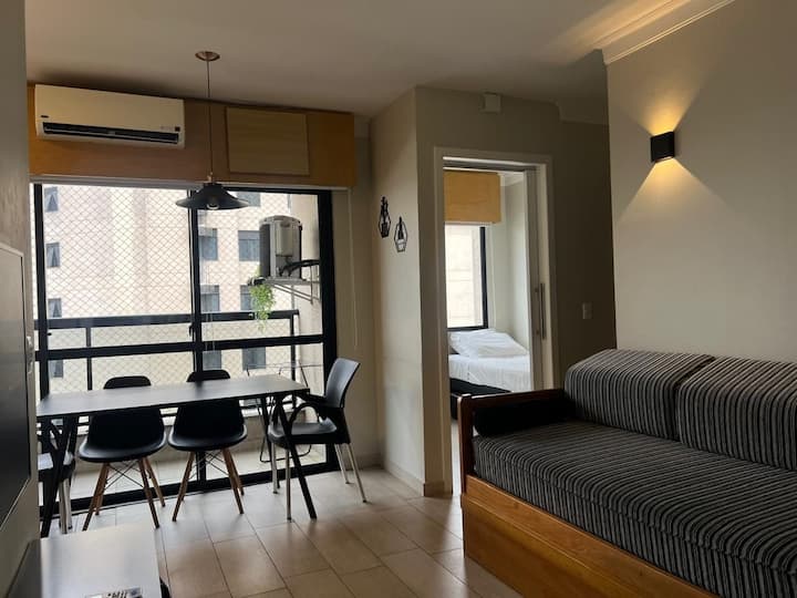 S2004 - Apart-hotel 2 Quartos Acomoda Família - Sao Paulo