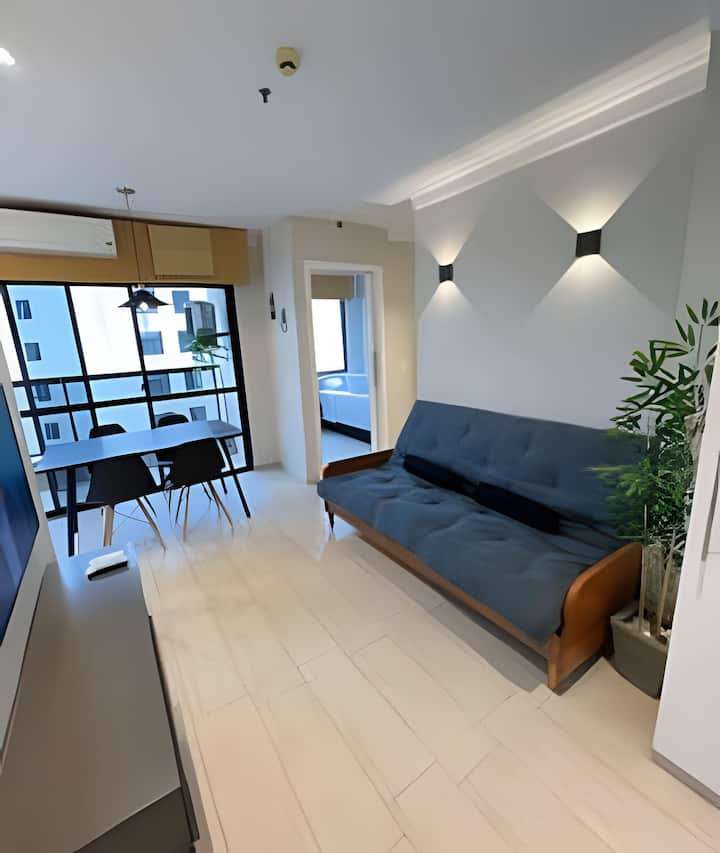 S2004 - Apartamento Moderno Acomoda Família - Congonhas-São Paulo Airport (CHG)