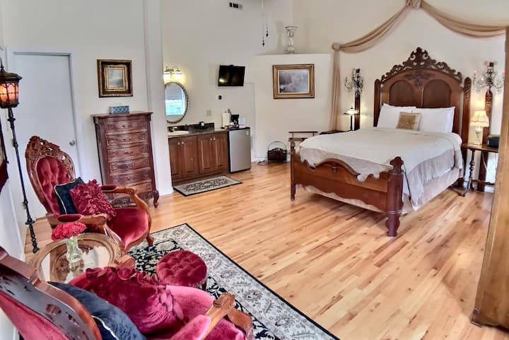 Brownstone Rose Suite Parking Walk To Dwntn - Eureka Springs