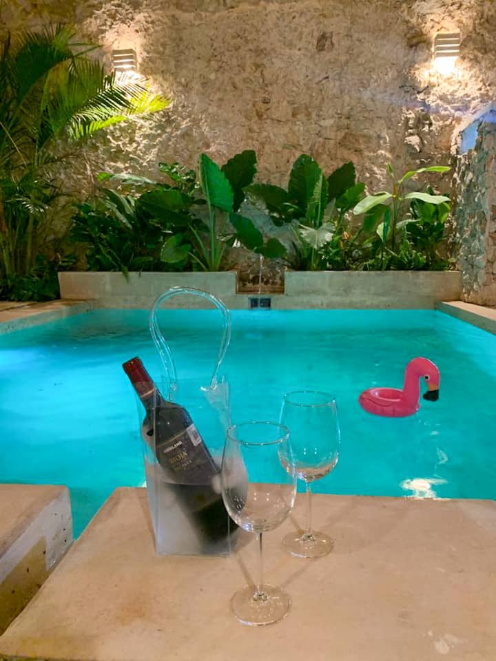 Dream Vacation Home 2 King Beds, Central Pool - Mérida