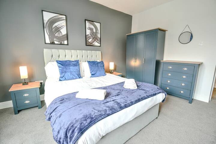 Station Apartment Large 3 Bedrooms - Workstays Uk - Stockton-on-Tees