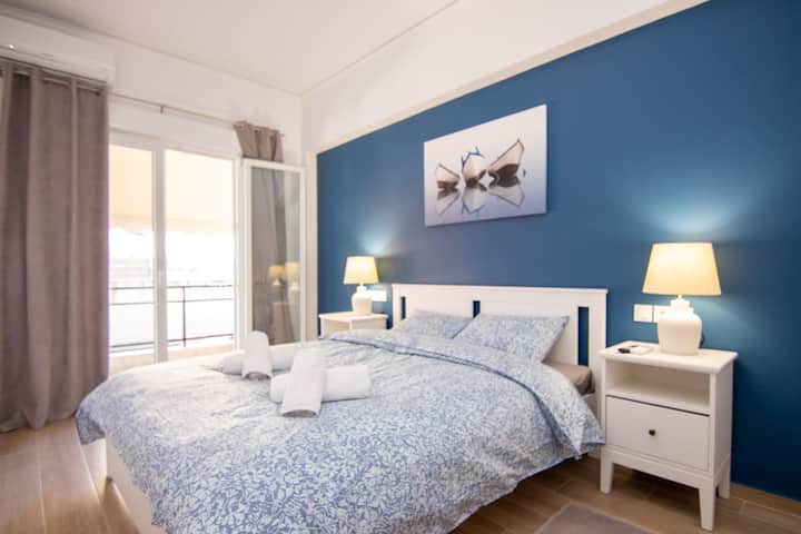 Sweet 2 Bedroom Apartment In Greek Colors - Athens
