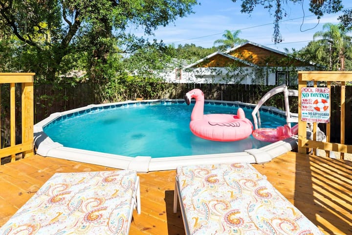 3bd Modern, Tropical Home W/pool And Outdoor Space - Tampa
