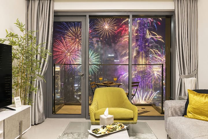 New | 2b Nye Burj  Khaifa Fireworks View | 2 Pools - Dubaï
