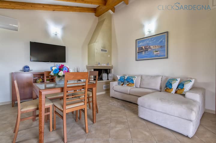 Villa Brionis Vue Mer Pour 12 Personnes 7 Chambres - Alghero