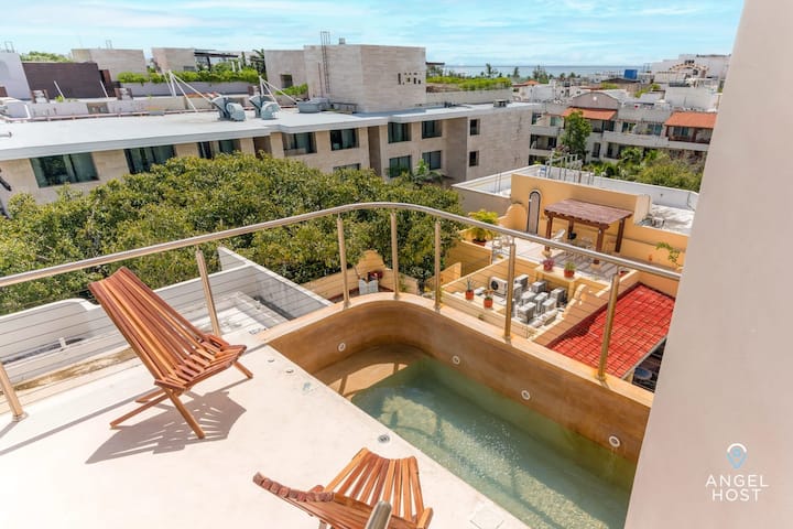 5th Ave Haven | Private Pool, Bbq Terrace, Balcony - Playa del Carmen