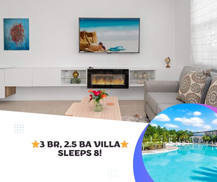 Lake View Villa |Sleeps 8! - Lake Buena Vista, FL