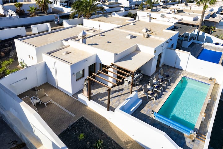 Lava And Sea - Private Pool, Bbq And Amazing Sea V - Playa Blanca
