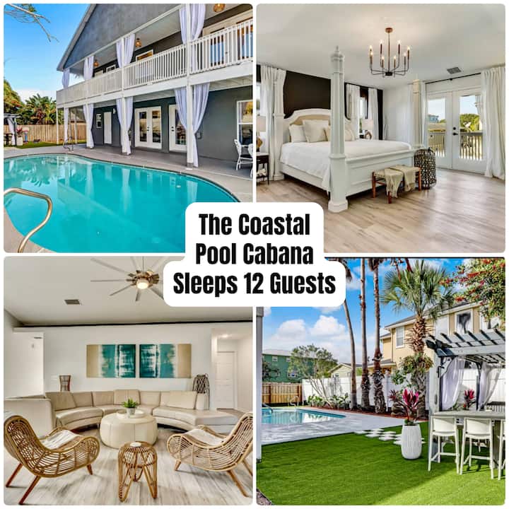 Coastal Cabana/heated Pool/walk To Beach - St. Augustine, FL