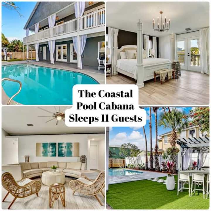 Coastal Cabana/heated Pool/walk To Beach - St. Augustine, FL