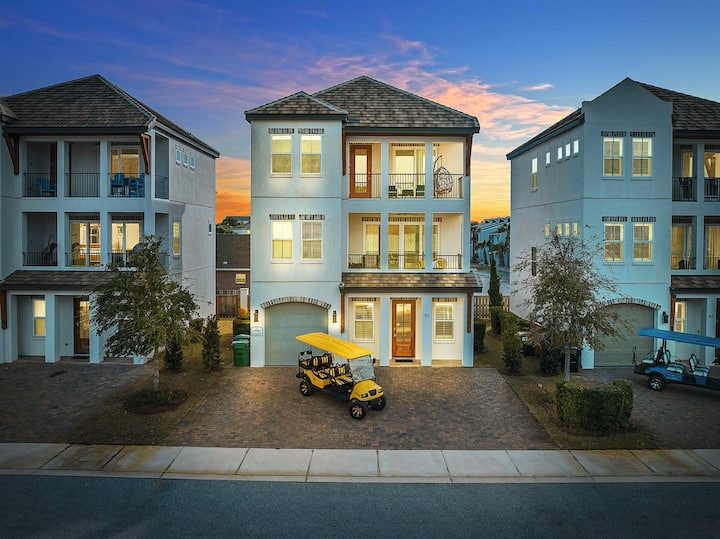 Angelfish: 2 Min To Beach, Golf Cart, Heated Pool - Miramar Beach