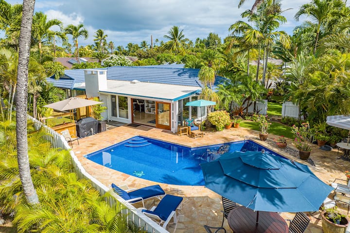 Hale Aloha: Luxury Haven/serene Pool/near Shore - Sea Life Park Hawaii, Waimanalo Beach