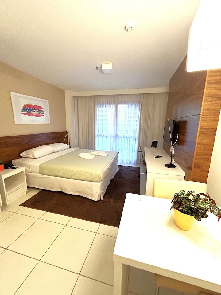 V615 Apart Hotel Com Localização Excelente - Brasília