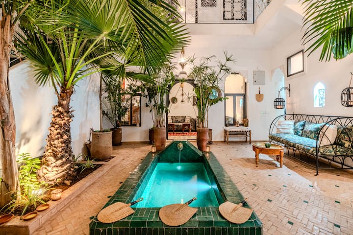 Dar Des Sables -Riad Privée-piscine En Terrasse - Marrakech