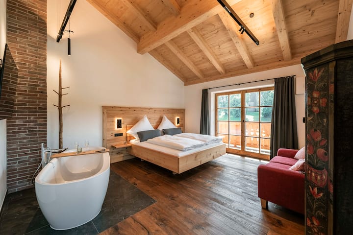 Ferienwohnung "Georg" 43 M² Mit Balkon (Heimelei) - Waging am See