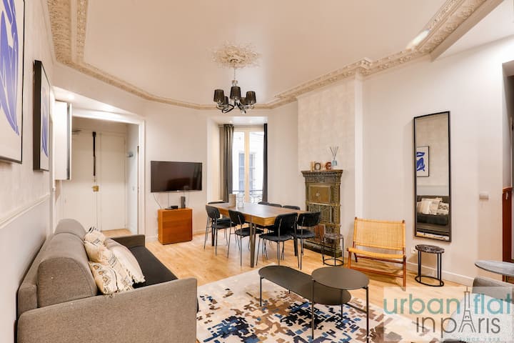 Urban Flat 57 - Luxury 4bdr Parisian Flat In Paris - Paris
