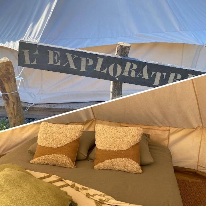Camping La Bêle Et Toile Tente L'exploratrice - Dompierre-sur-Besbre