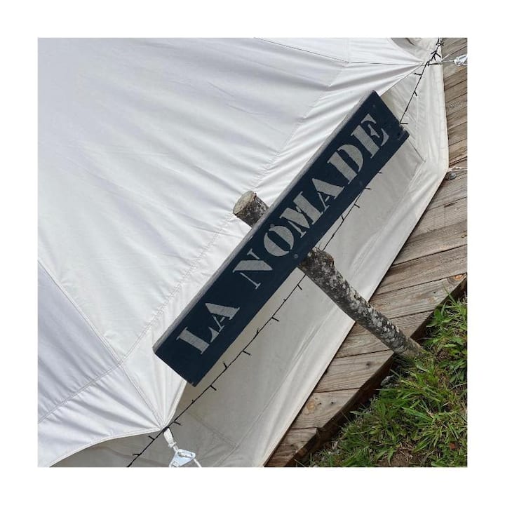 Camping La Bêle Et Toile Tente La Nomade - Dompierre-sur-Besbre