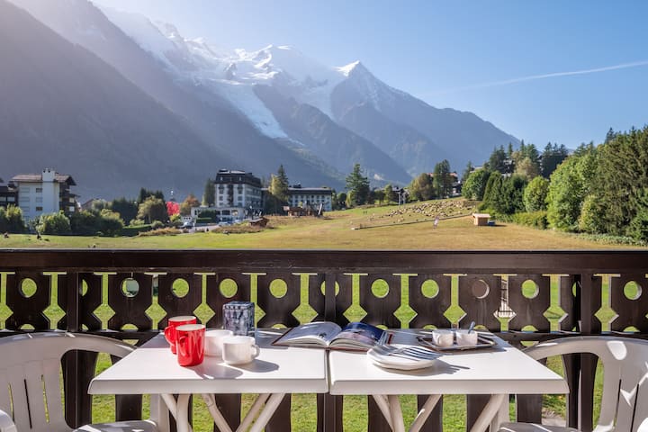 Petit Apartement Familial  Vue Sur Mont Blanc - Les Houches
