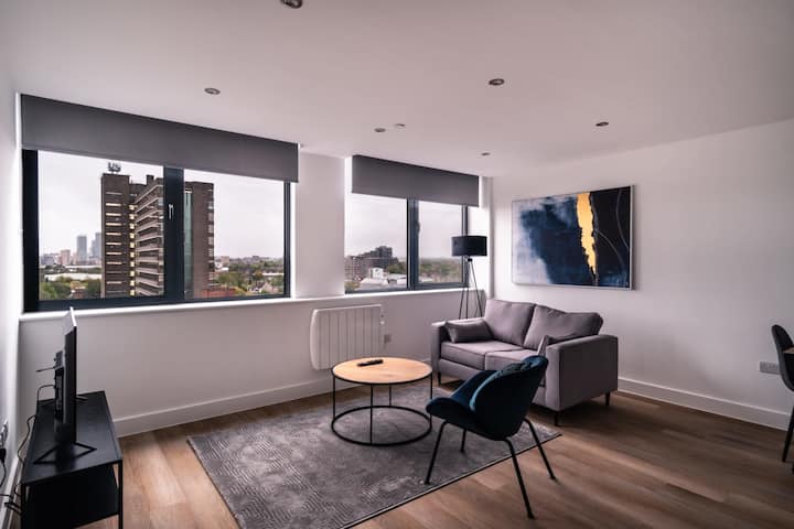 Stay Zeni, Alexandra Rise Manchester Cosy 1 Bed - Altrincham