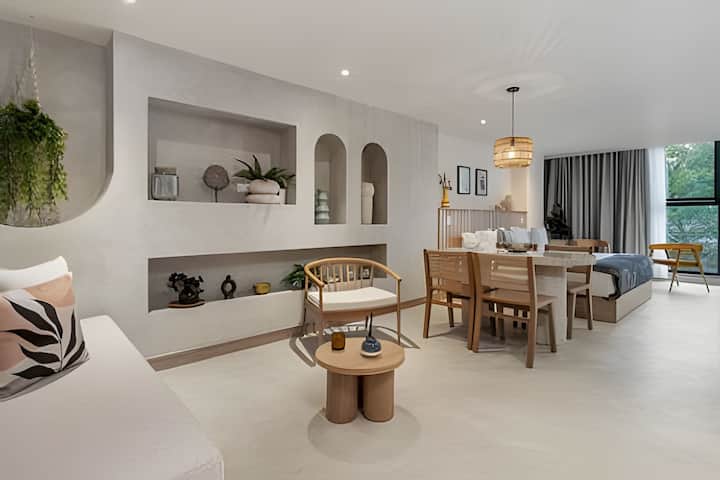 Solei Loft 302 - Elegante Oasis: Loft/jacuzzi/ac - Medellín