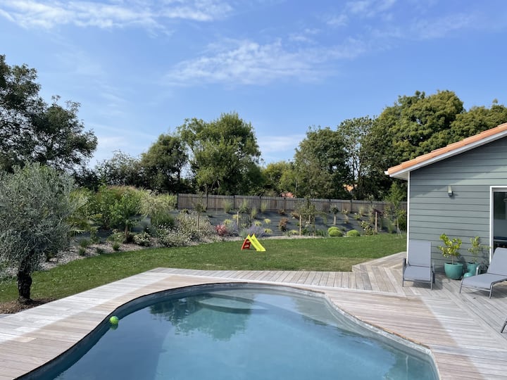 Maison Avec Piscine Pour 8 Adultes - 2 Enfants - Pornic