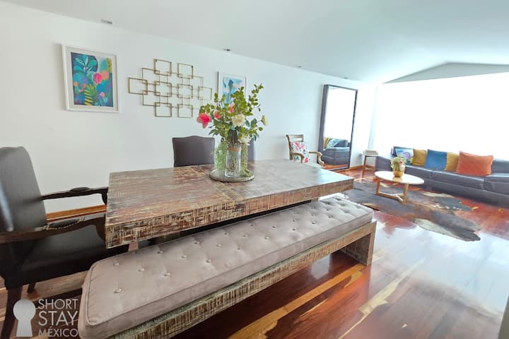 In Polanco: Wifi, Smart Tv, Parking - Cidade do México