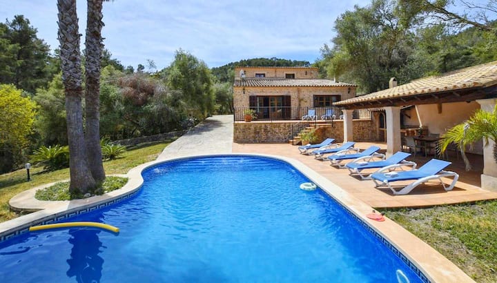 Country House With Pool & Nice Views For Up To 8 - Petra
