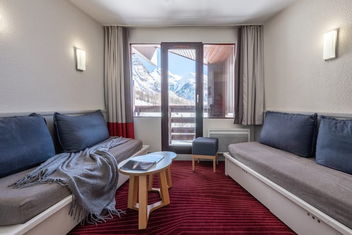Pierre&vacances-app 6 Pers-1 Chambre-vue Montagne - Val d'Isère