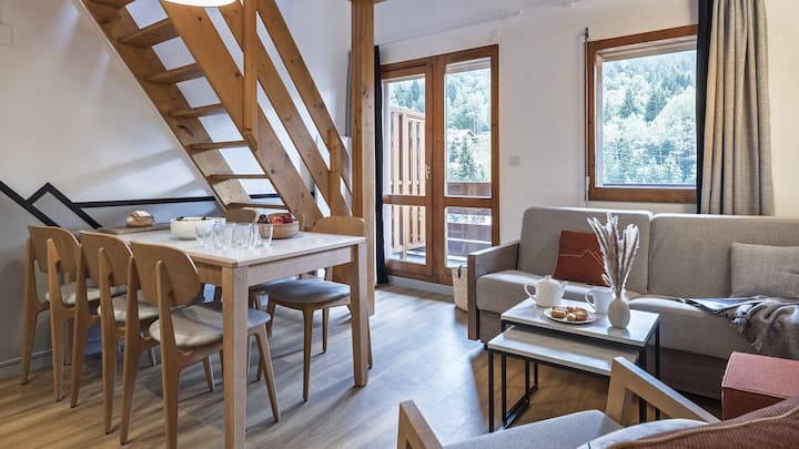 Pierre&vacances-studio 6 Pers-vue Montagne-rénové - Méribel