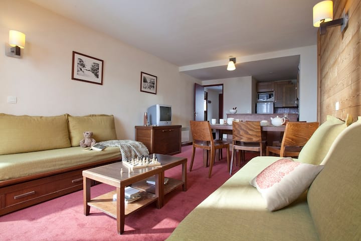 Pierre & Vacances - Apt 6 Pers-2 Ch-vue Montagne - Aime-la-Plagne