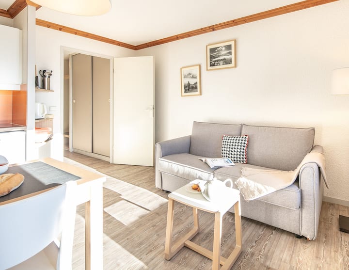 Pierre&vacances-appart 6pers-1 Chb-alcôve-rénové - Les Deux Alpes