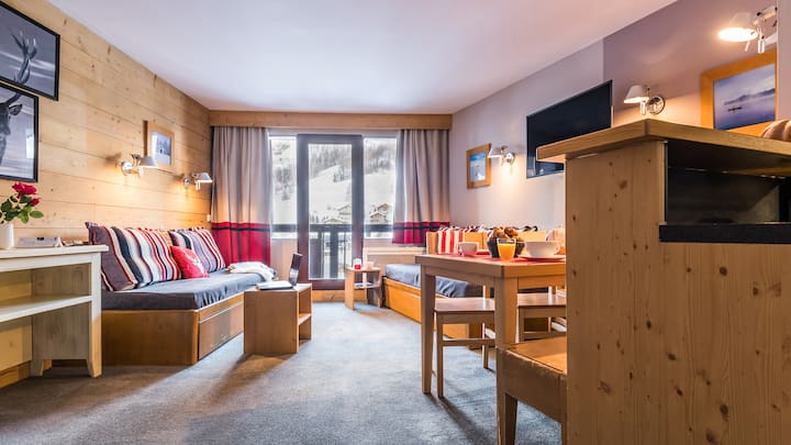 Pierre&vacances-appart 6 Pers-2 Chambres- Expo Sud - Bonneval-sur-Arc
