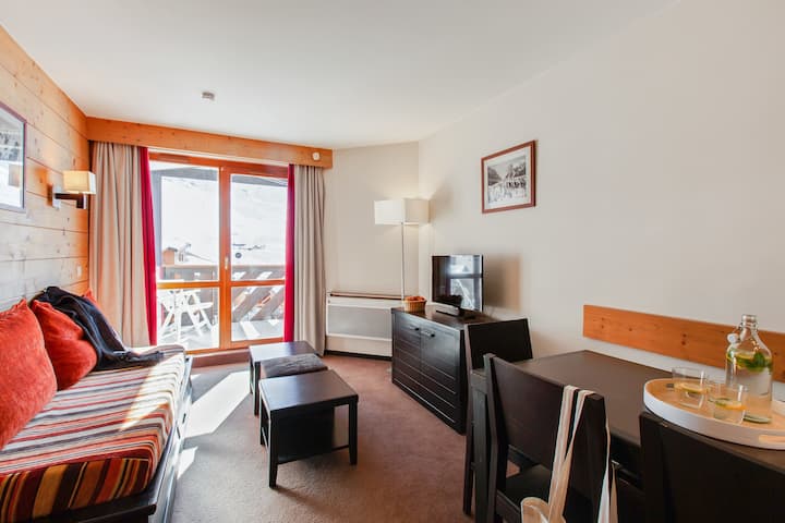 Pierre&vacances-appart 6 Pers-1 Chambre-1coin Nuit - Valfréjus