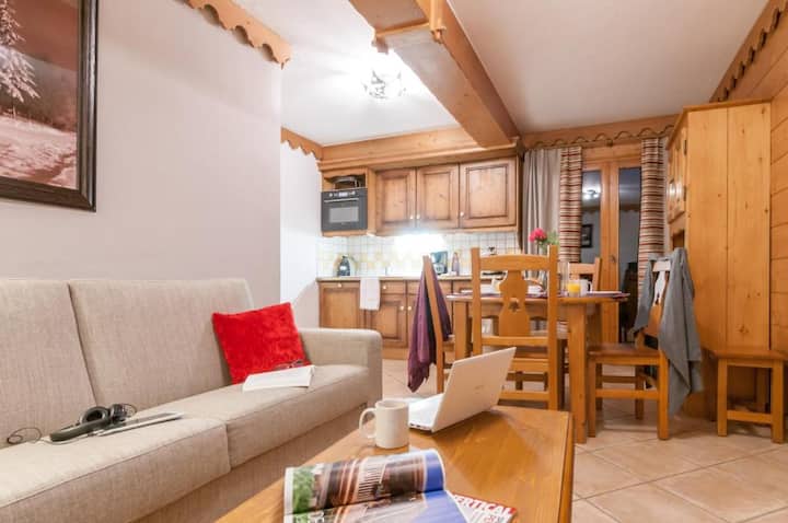 Pierre&vacances-appart 5 Pers-1 Chambre-1coin Nuit - Les Carroz d'Arâches